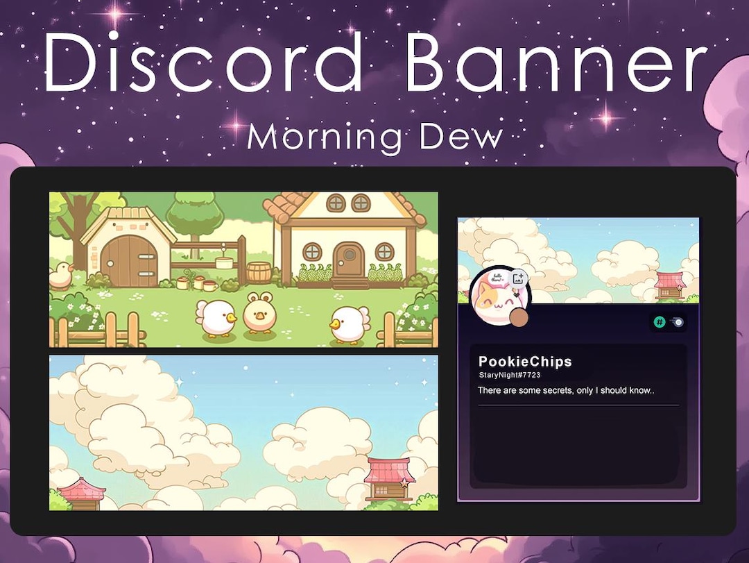 Discord Banner | Profile Banner | Duck | Moons Theme | Cute | Moonlight ...