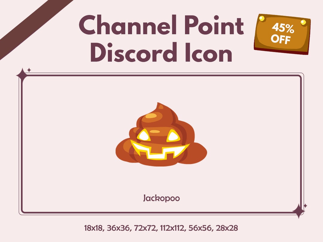 Jacko Poo Icon | Discord Icon | Twitch Channel Point | Badge | Token ...