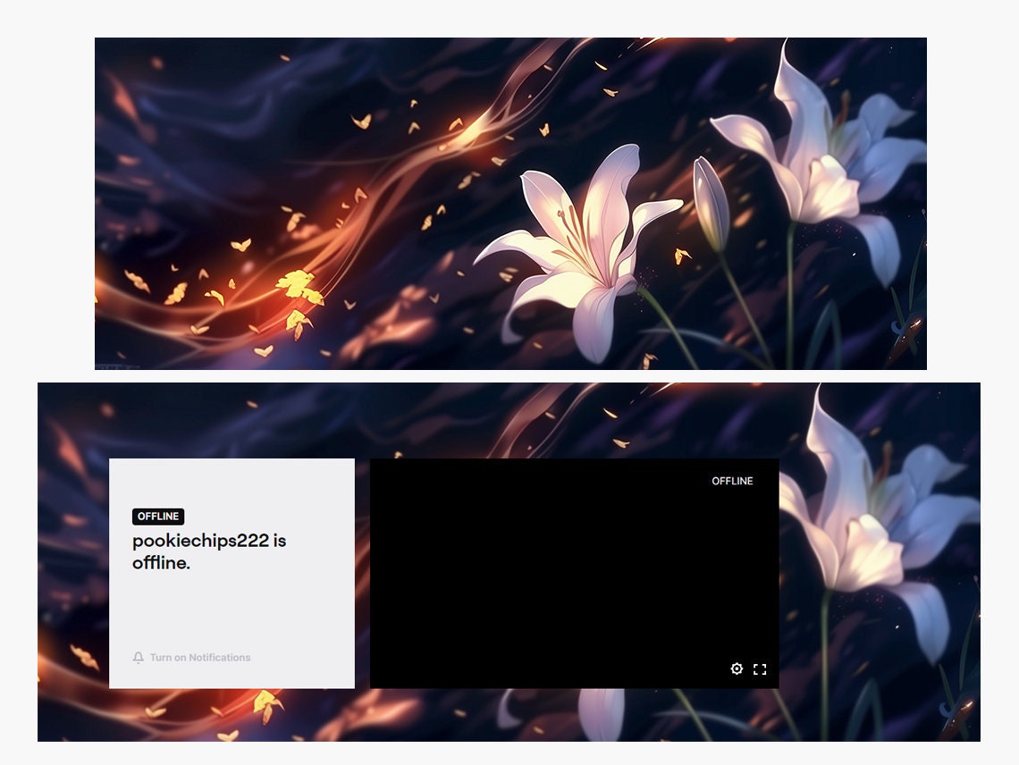 Twitch Stream Banner Anime Fantasy Twitch Banner Red Anime Stream ...