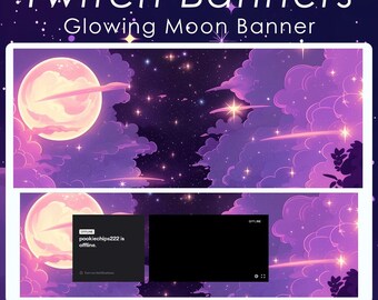 Discord Banner | Server Banner | Stars & Moons Theme | Galaxy | Space ...
