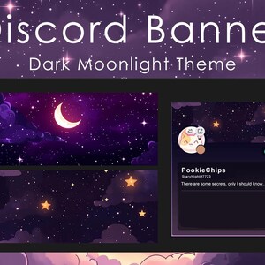 Discord Banner | Profile Banner | Stars | Moons Theme | Galaxy ...