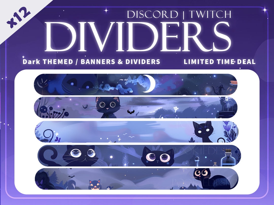 Dividers for Discord | Dividers | Aesthetic | Cute | Discord Graphics ...