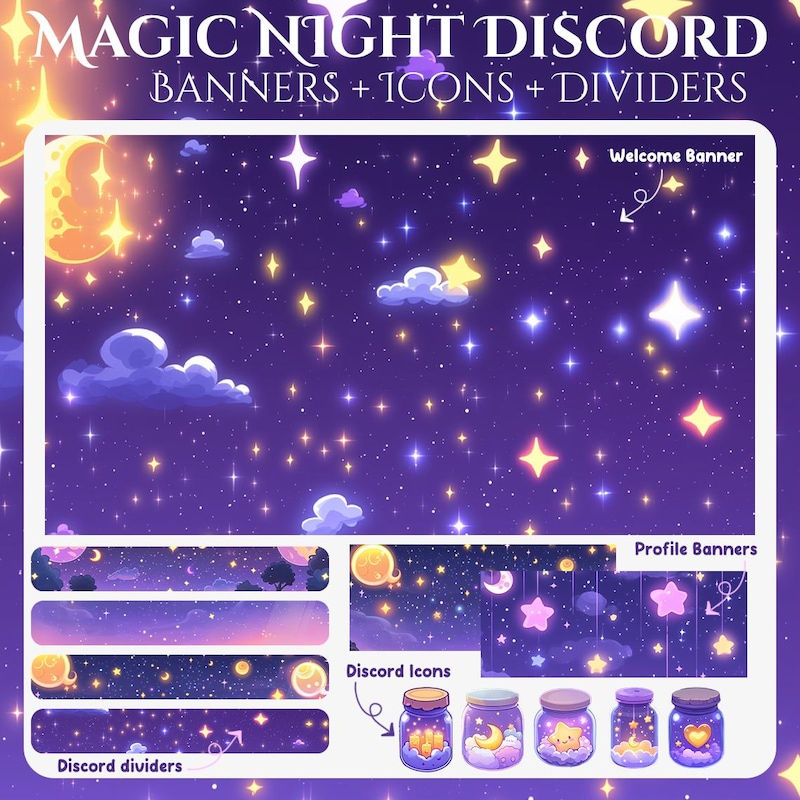 Pink Discord Server Banner - Etsy