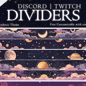Discord Dividers | Fantasy Banners | Discord Roles | Twitch Panels ...