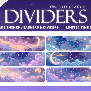 Dividers for Discord | Dividers | Aesthetic | Cute | Discord Graphics ...