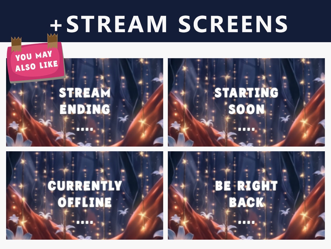 Dawn Twitch Banner Custom Stream Overlay Aesthetic Sunrise Graphics ...