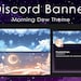 Discord Banner | Starry Night Moon Theme | Cute Cozy Aesthetic | Custom ...