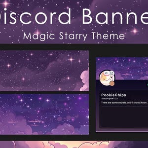 Discord Banner | Profile Banner | Stars | Moons Theme | Galaxy ...