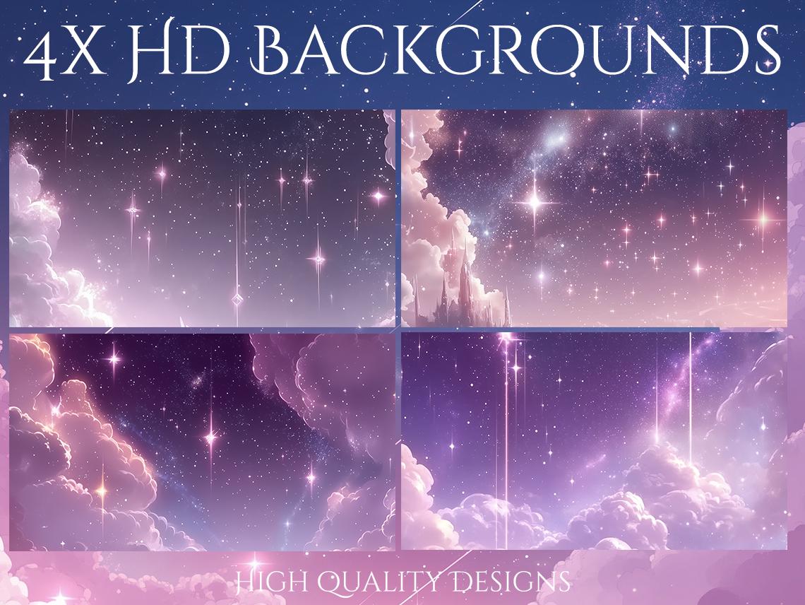Pastel Twitch Overlay, Twitch Screen | Animated Overlay Stream Package ...