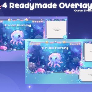 Animated Cute Twitch Overlay, Twitch Screen | Lofi Overlay Stream ...