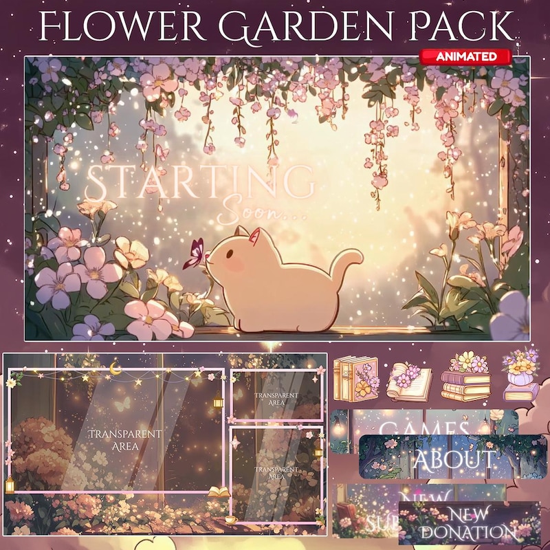 Kitty Starting Soon Scene - Etsy