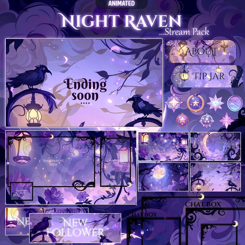 Twitch Screens Birds - Etsy