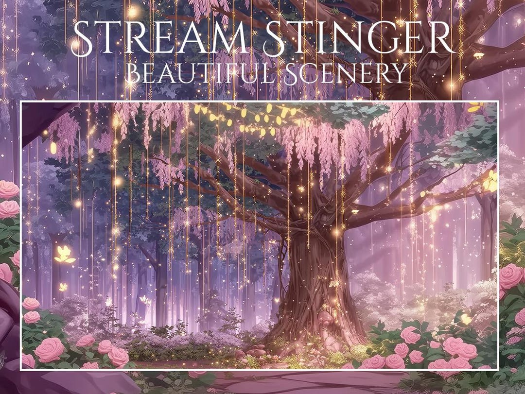 Magical Forest Stream Stinger – Pastel Magical Stream Overlay, Animated ...