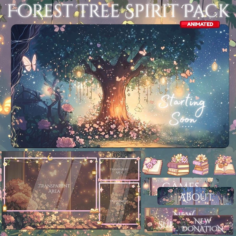 Forest Spirit Overlay - Etsy