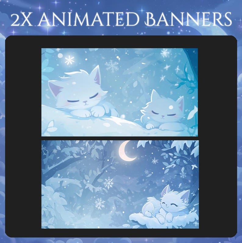 Snowy Discord Package | Dividers | Panels | Invite Banner | Welcome ...