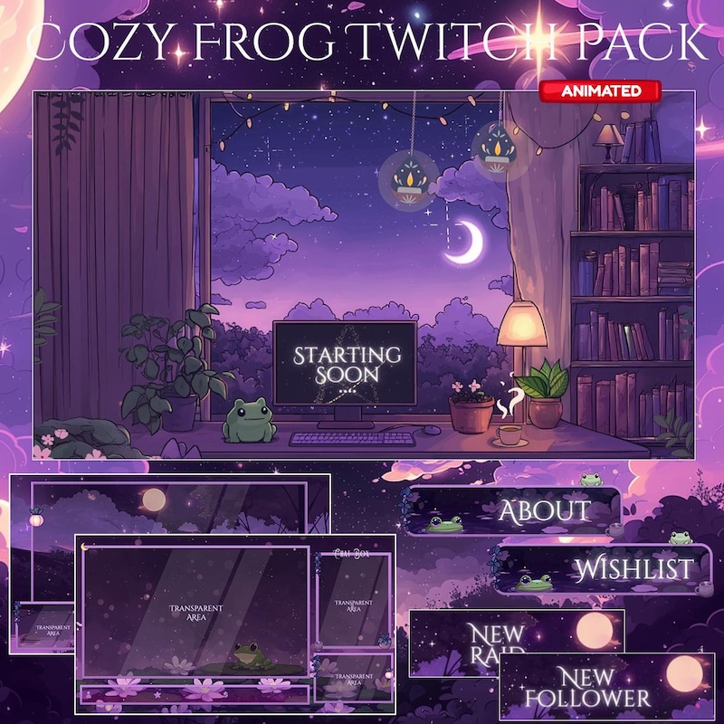 Cozy Themed Stream Screen - Etsy