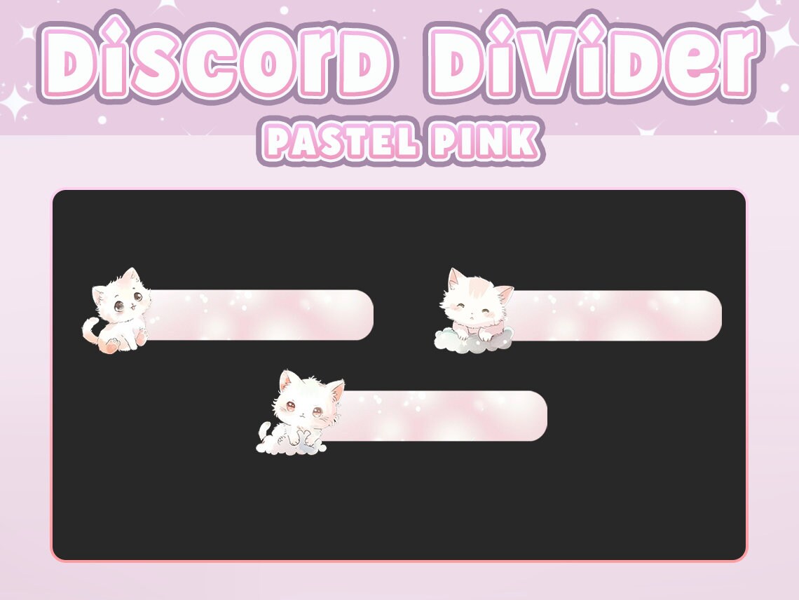 Pastel Dividers, Discord Pink Dividers, Discord Dividers, Discord ...