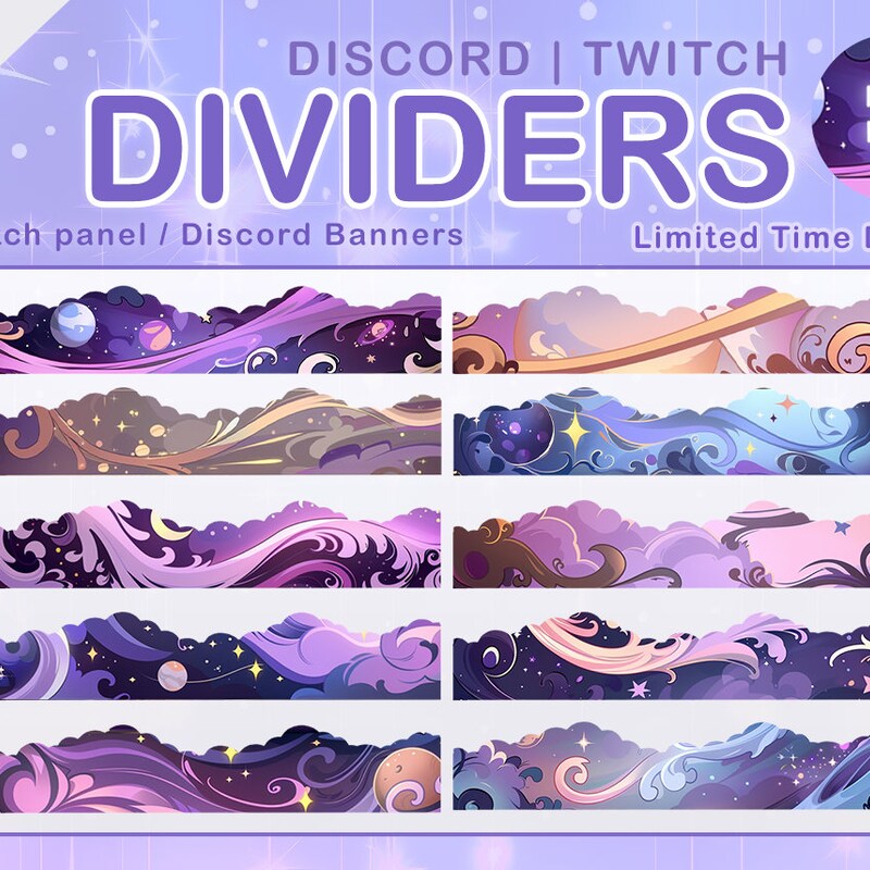 Purple Discord Banners - Etsy