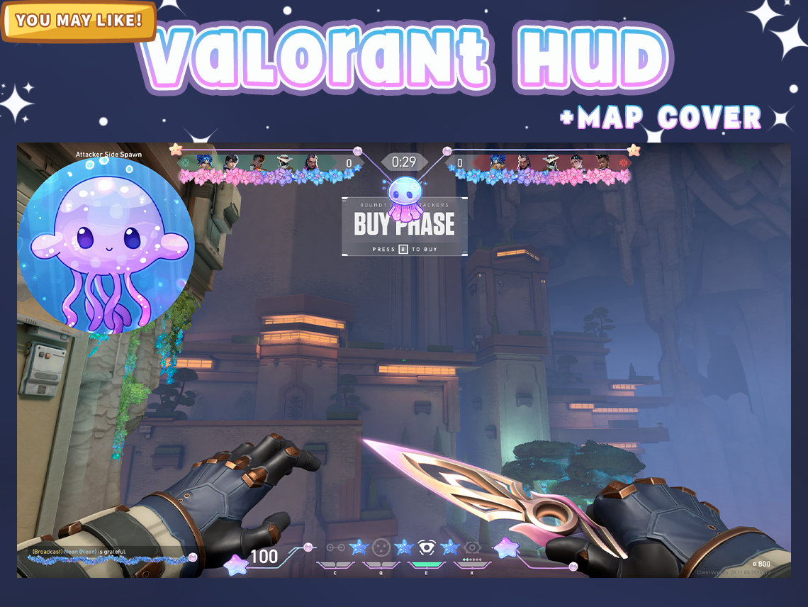 Valorant Hud Twitch Screen Overlay Twitch Panel Twitch Cute Hud ...