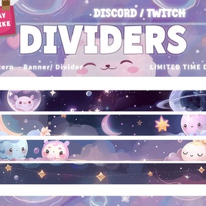 Dividers for Discord | Dividers | Aesthetic | Cute | Discord Graphics ...