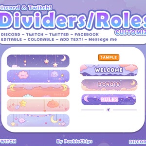 Dividers for Discord | Dividers | Aesthetic | Cute | Discord Graphics ...