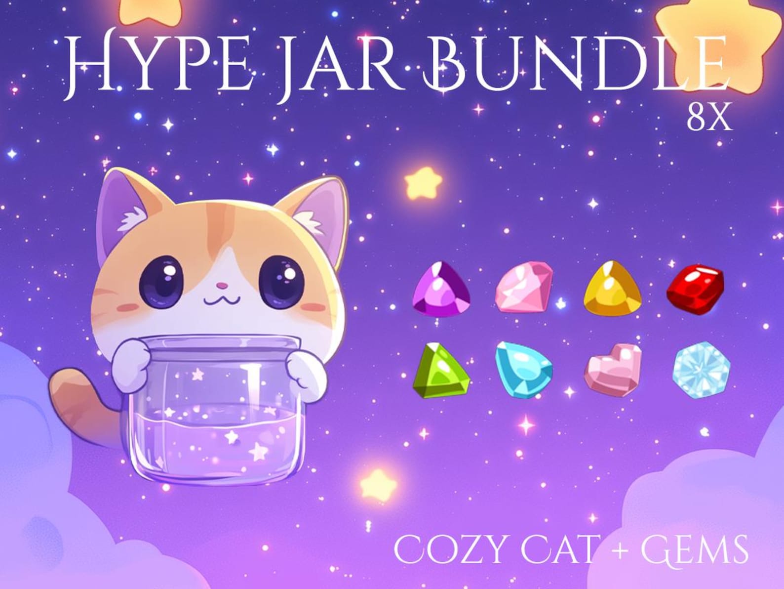 Cute Cat Animated Tip Jar for Streamelements & Streamlabs – Kawaii Hype ...