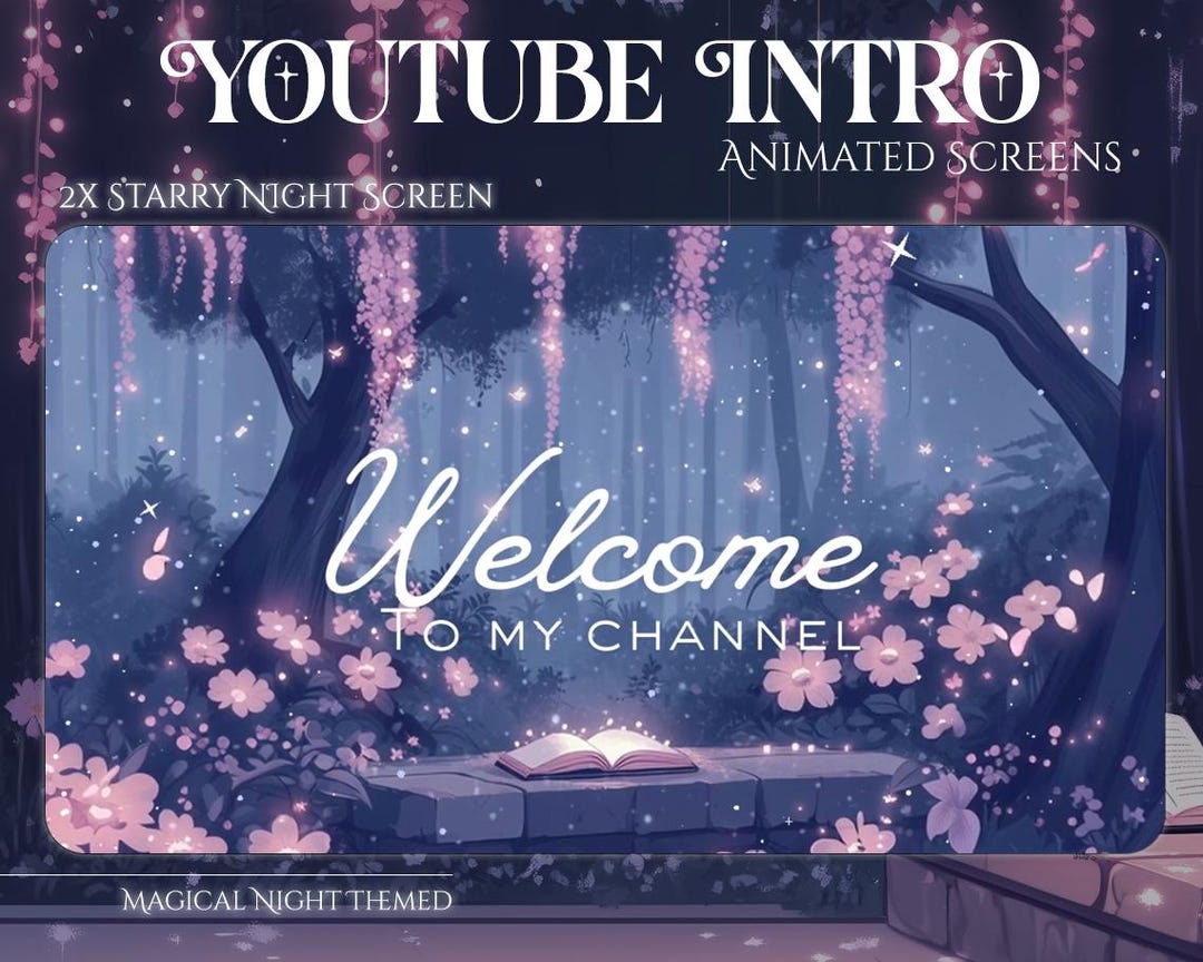 Cozy Magical Book Outro | Animated Ending Screen | Flowers | Cute ...