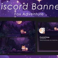 Forest Fairy Dividers for Discord Twitch | Fantasy Stars Moon Banners ...