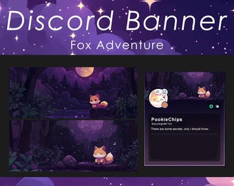 Discord Banner | Profile Banner | Stars & Moons Theme | Galaxy | Space ...