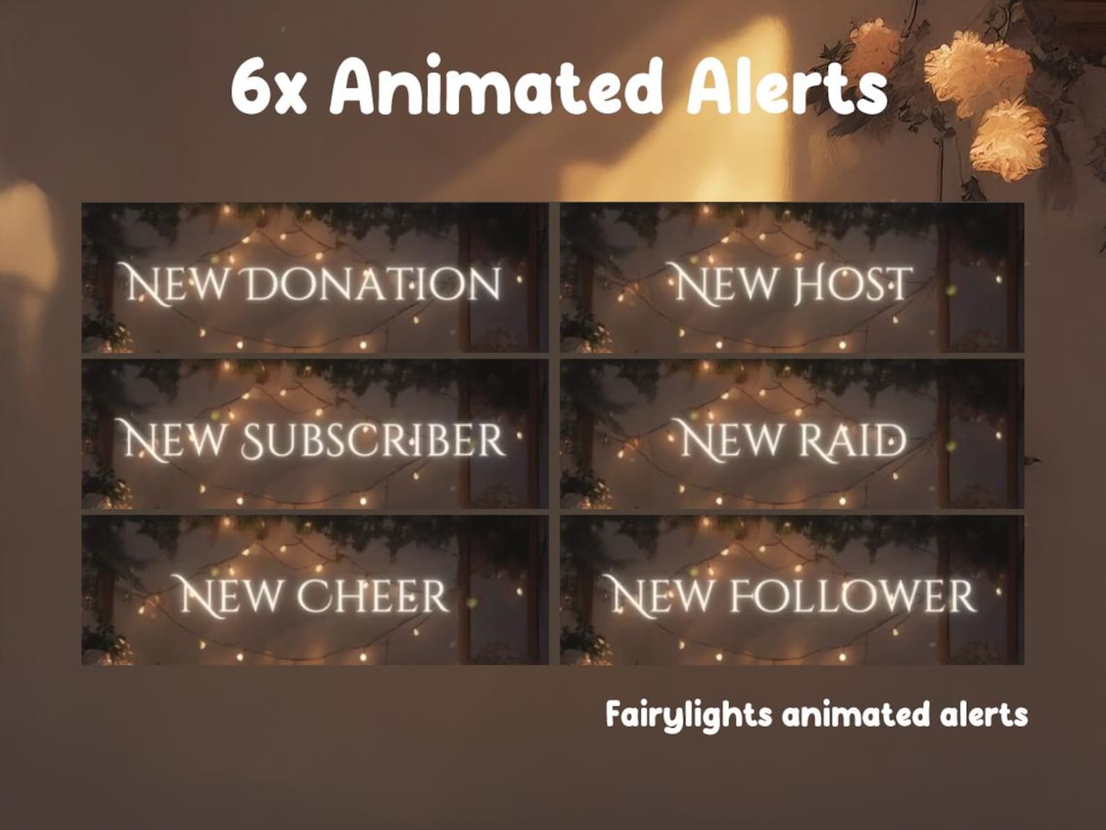 Cozy Night Twitch Overlay, Twitch Screen | Animated Overlay Stream ...