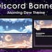 Discord Banner | Starry Night Moon Theme | Cute Cozy Aesthetic | Custom ...