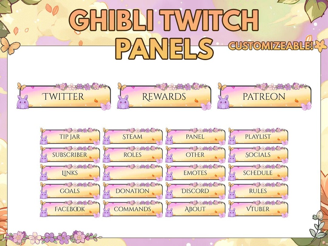 Twitch Panels | Discord Dividers | Dividers | Aesthetic | Cute | Autumn ...