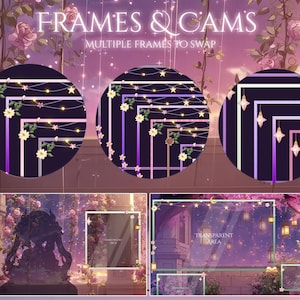 Celestial Twitch Pack / Spring / Pastel / Cute / Roses / Magical ...