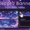 Discord Banner | Starry Night Moon Theme | Cute Cozy Aesthetic | Custom ...