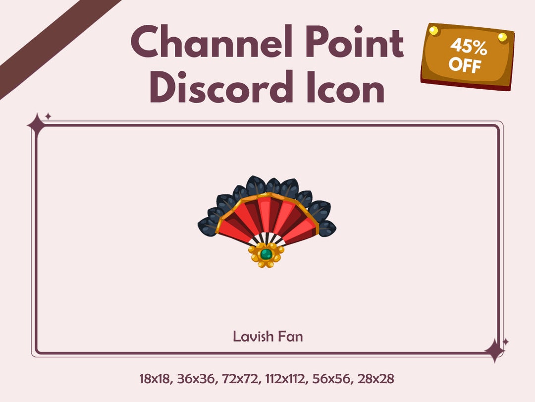 Fan Icon | Discord Icon | Twitch Channel Point | Badge | Token | Bits ...