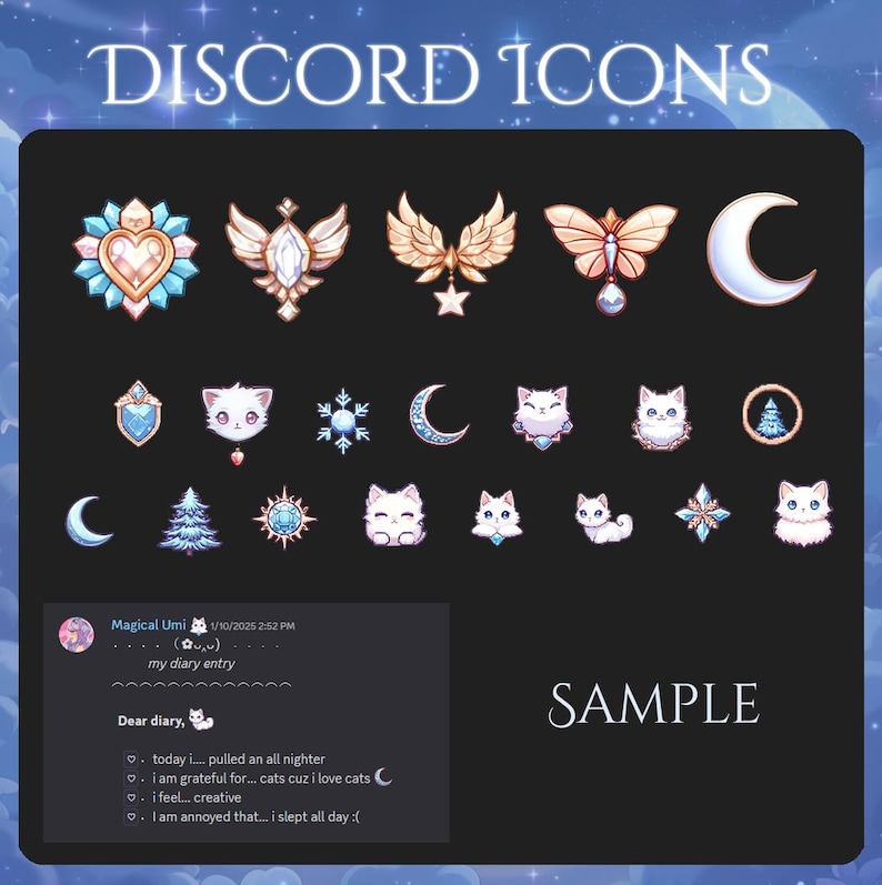 Snowy Discord Package | Dividers | Panels | Invite Banner | Welcome ...