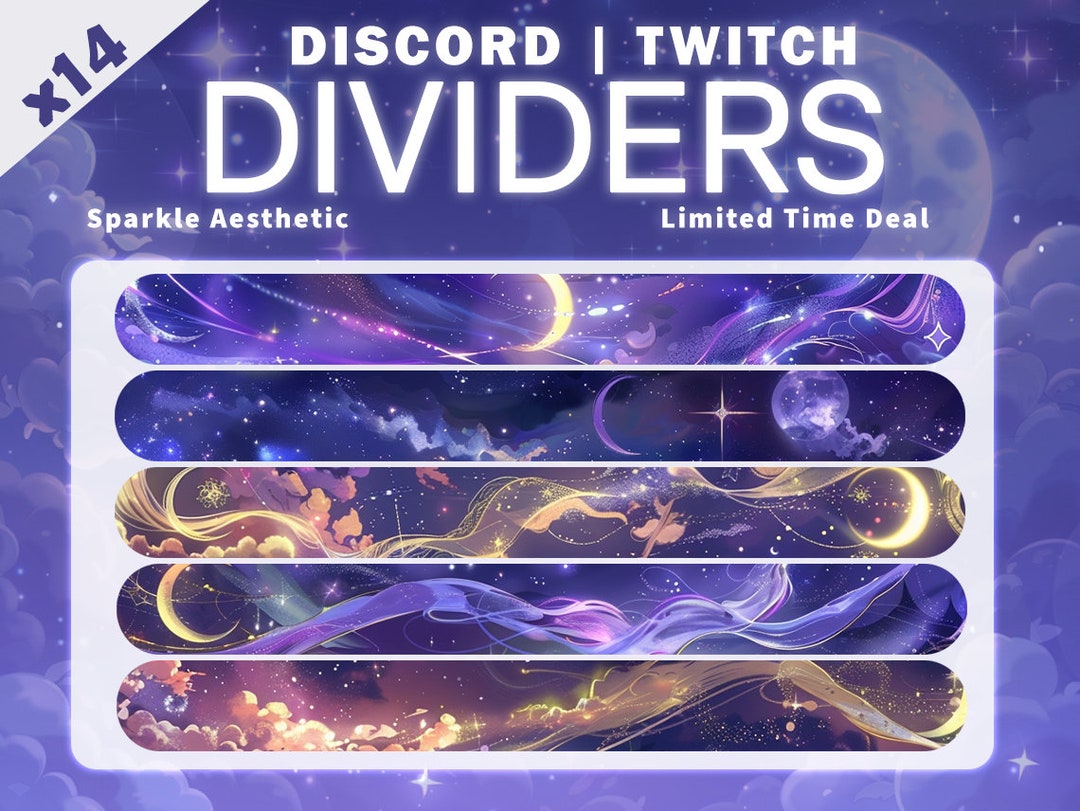Discord Dividers | Fantasy Banners | Discord Roles | Twitch Panels ...