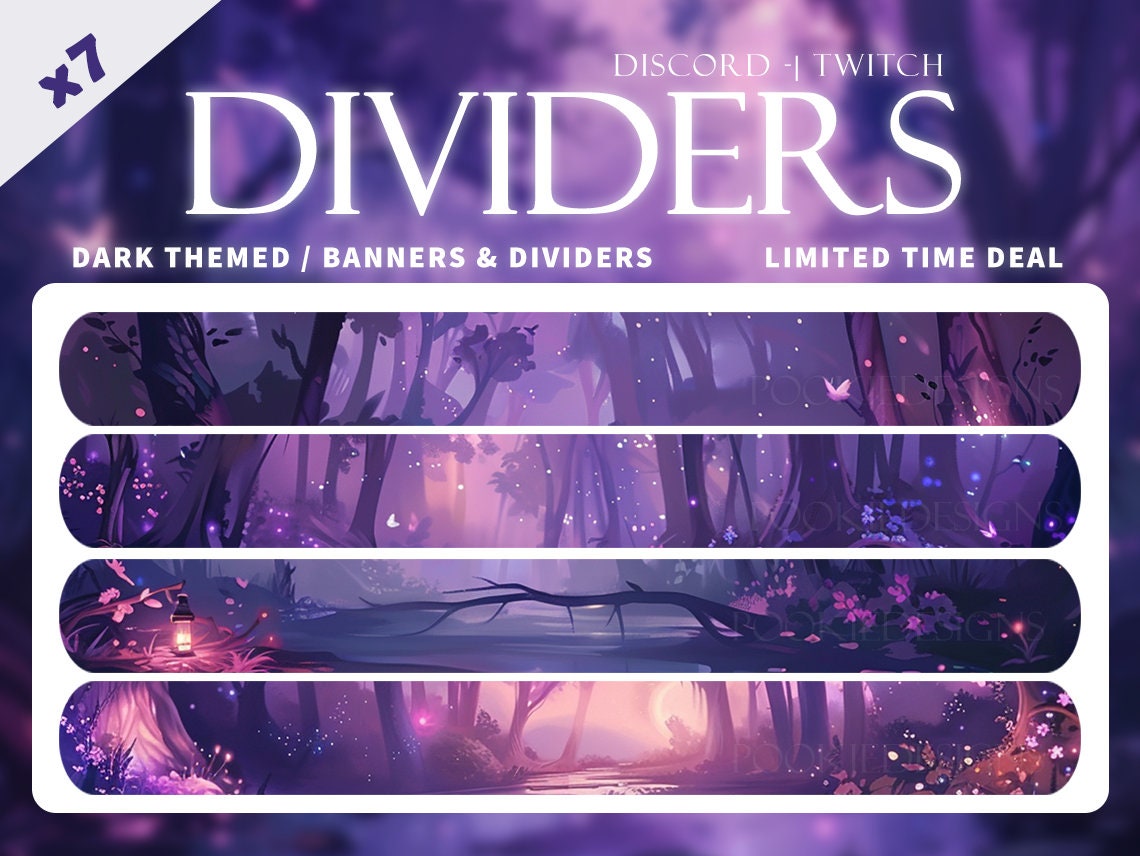 Dividers for Discord Dividers Aesthetic Cute Discord Banners Discord ...