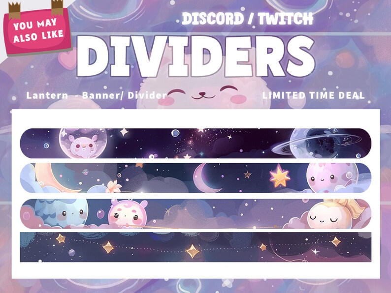 Dividers for Discord | Dividers | Aesthetic | Cute | Discord Graphics ...