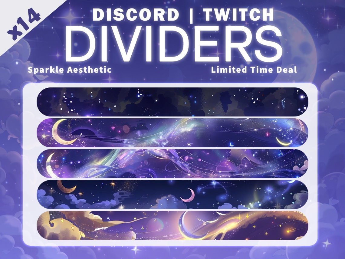 Discord Dividers Fantasy Banners Discord Roles Twitch Panels Customize ...