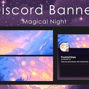 Discord Banner | Profile Banner | Stars | Moons Theme | Galaxy ...