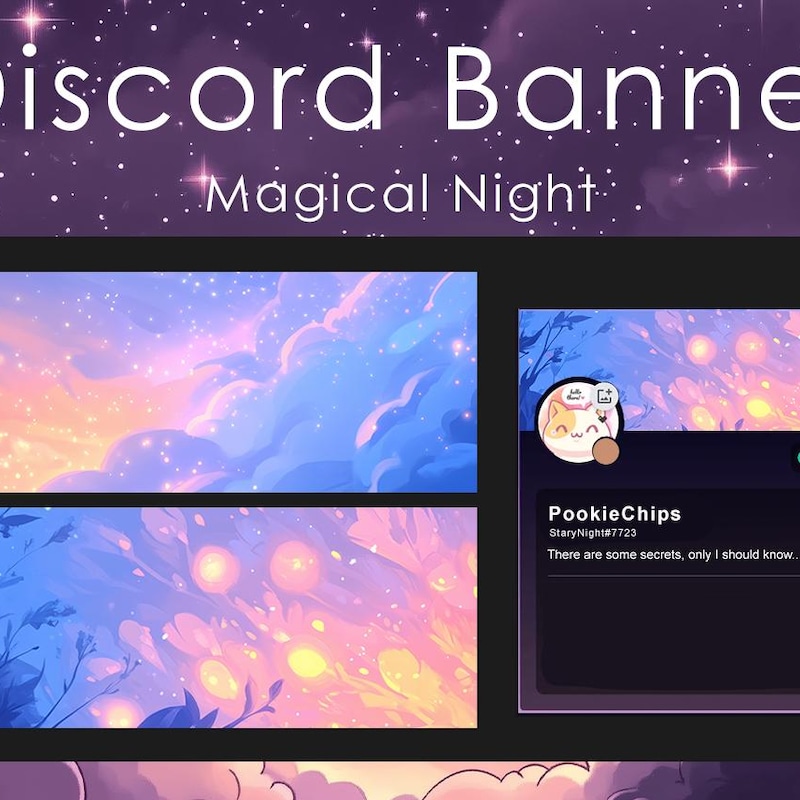 Galaxy Banner Discord - Etsy