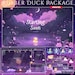 Cozy Duck Twitch Overlay, Twitch Screen | Animated Stream Package ...