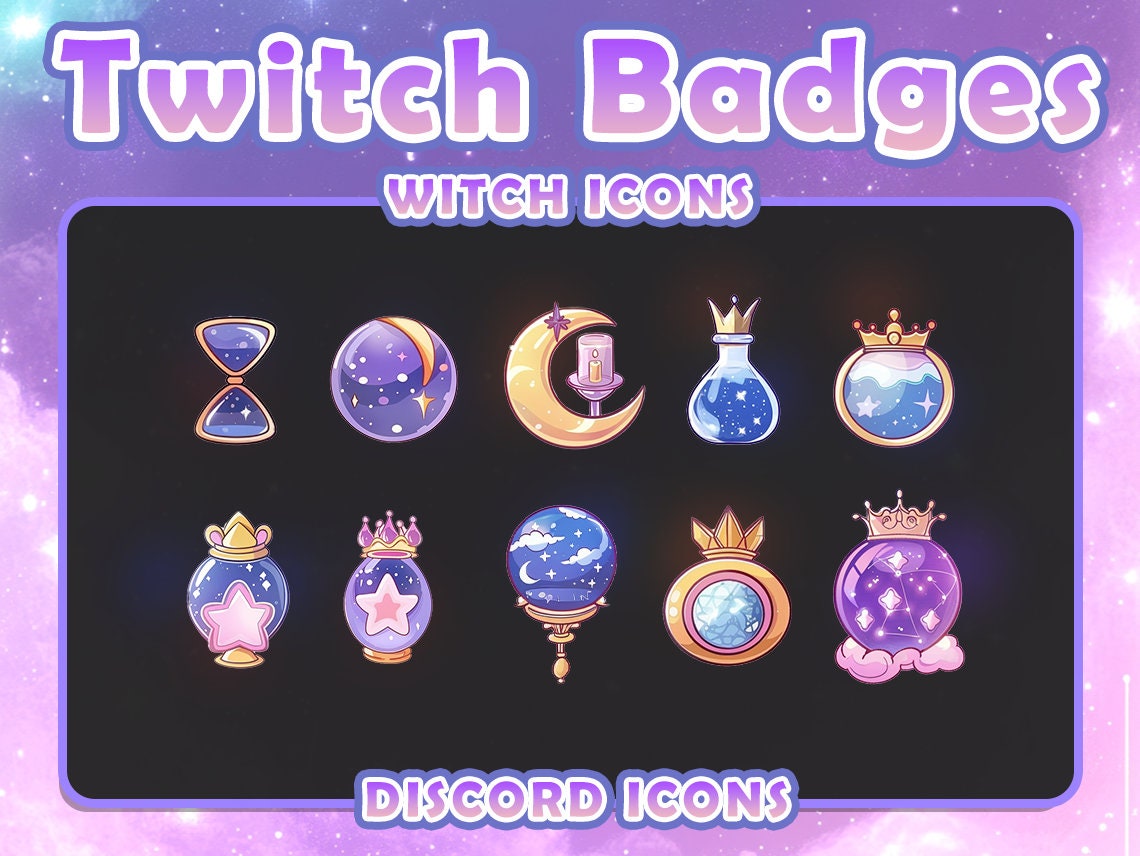 Witch Twitch Badge Twitch Reward Discord Icon Twitch Panel Twitch Emoji ...
