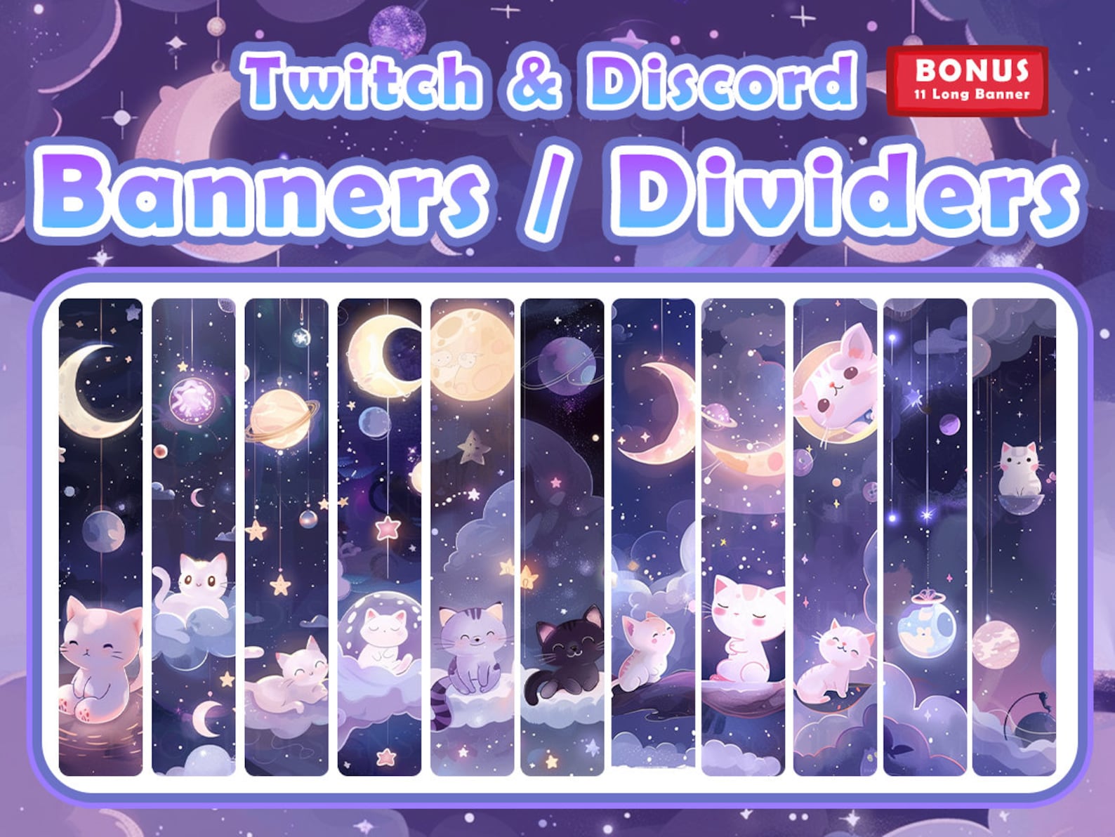 Dividers for Discord | Dividers | Aesthetic | Cute | Discord Graphics ...