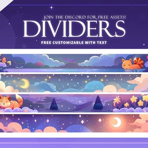 Dividers for Discord | Dividers | Aesthetic | Cute | Discord Graphics ...
