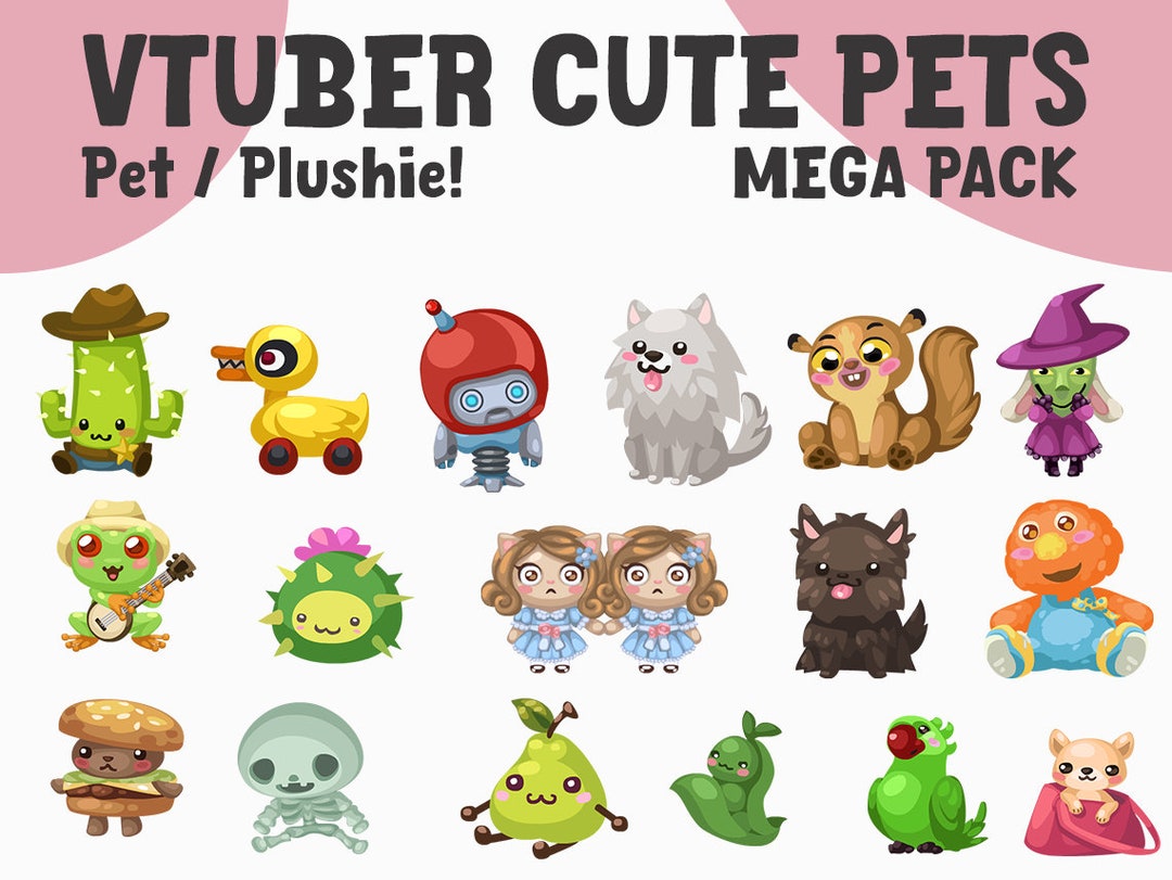 Vtuber Pets Best Friends Vtuber Pets Cute Cats Anime Pngtuber Assets ...
