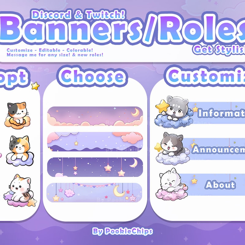 Twitch Panels Banners - Etsy