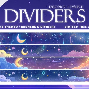 Dividers for Discord | Dividers | Aesthetic | Cute | Discord Graphics ...
