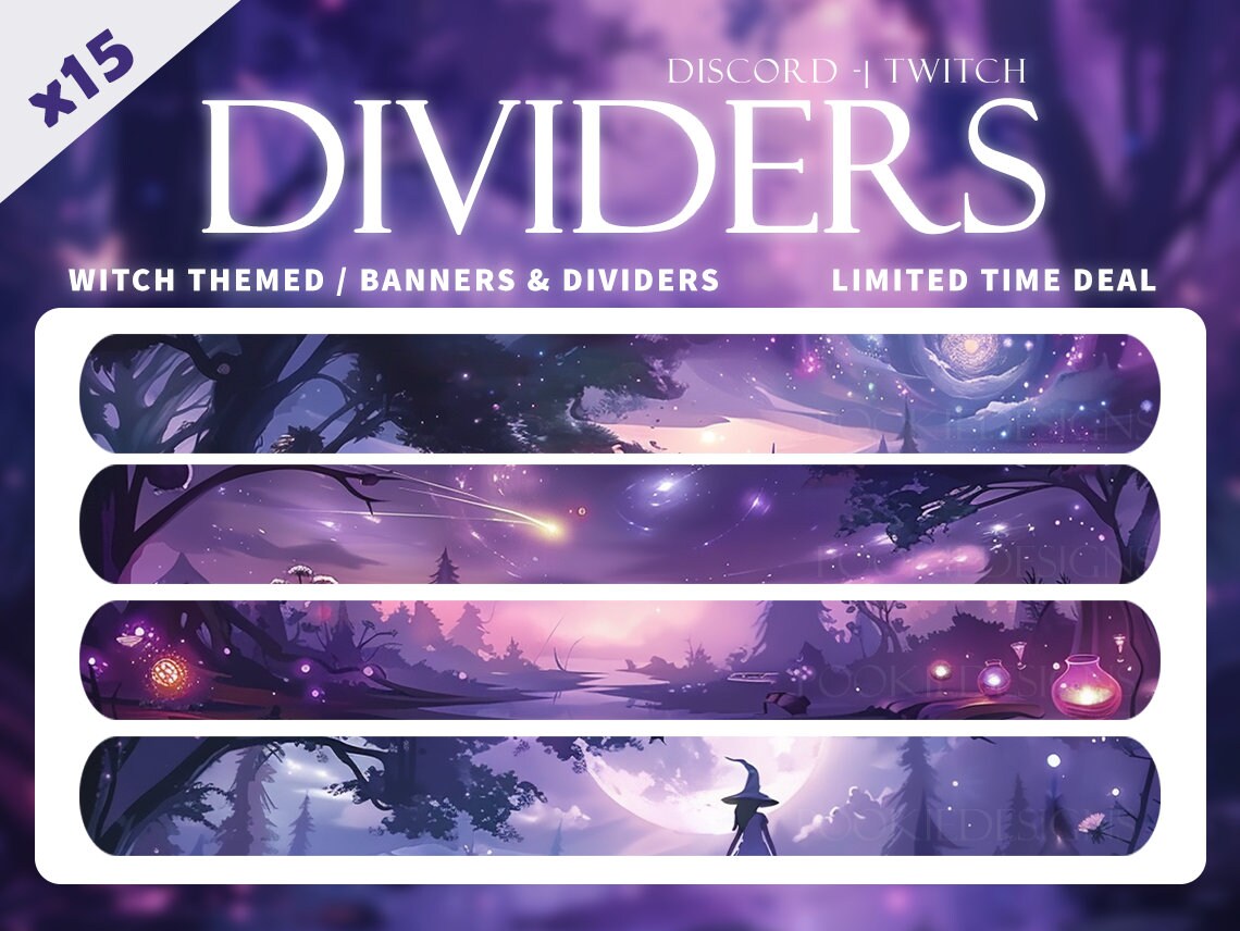 Dividers for Discord Dividers Aesthetic Cute Discord Graphics INSTANT ...